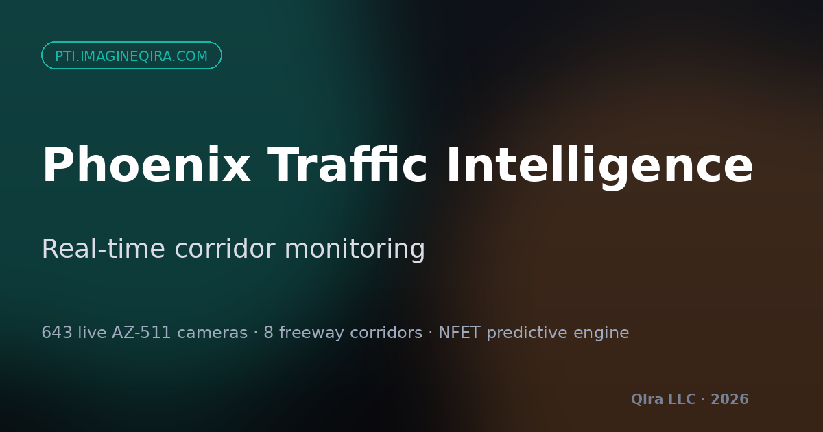 Phoenix Traffic Network — Real-Time Corridor Monitoring